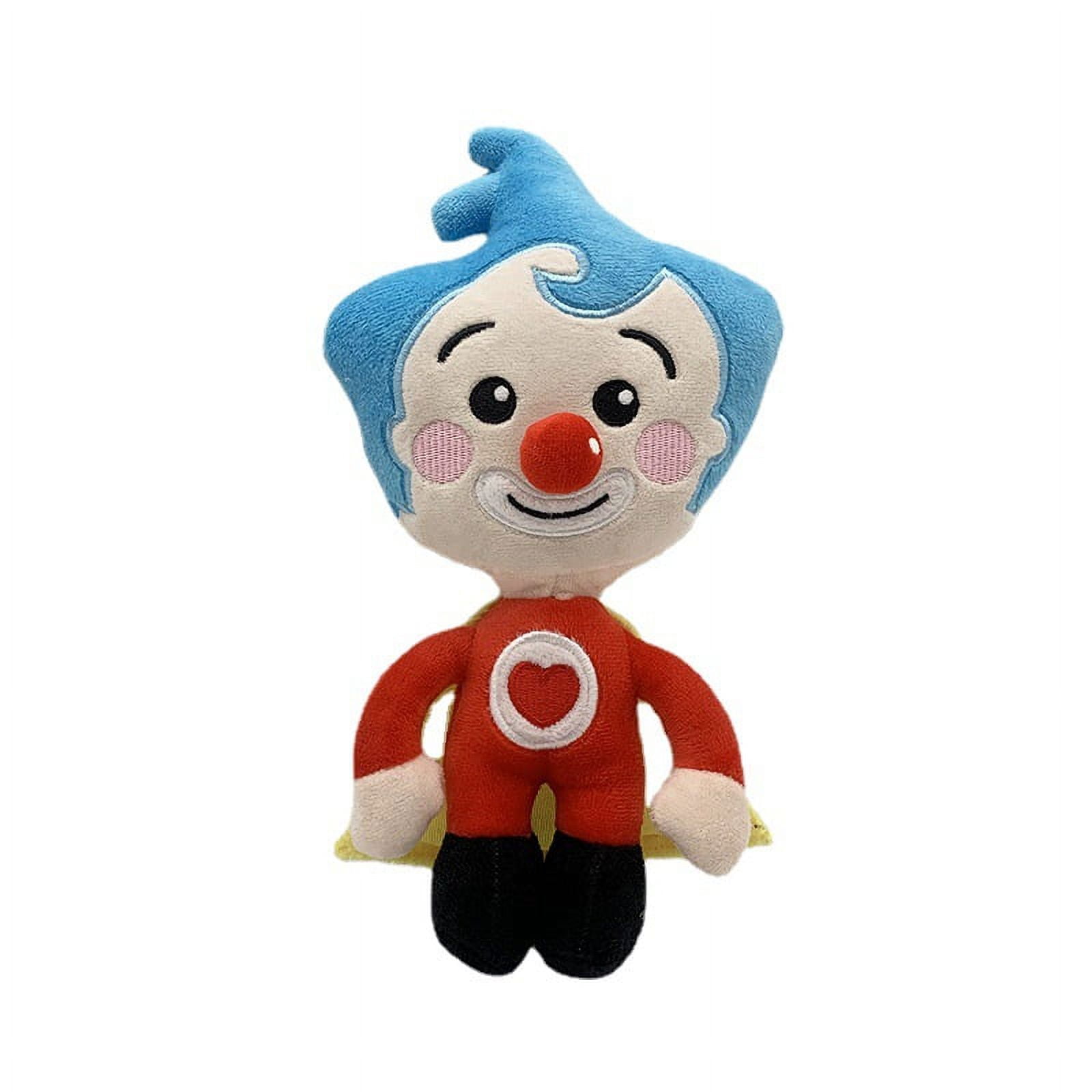9.8'' Cute Plim Plush Clown,Cartoon Animation Stuffed Clown Doll Toy ...
