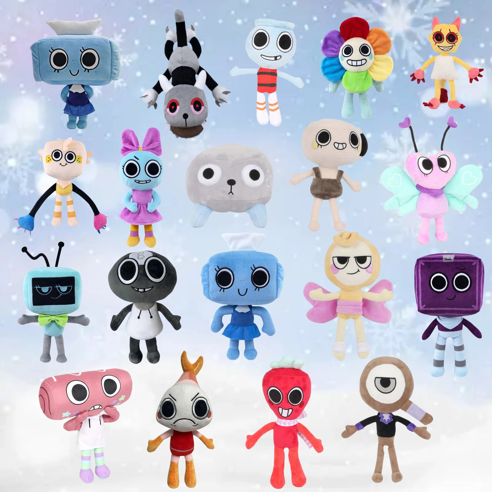 9.8" Dandy's World to Your Home with Plush PebbleToys: Soft, Huggable ...