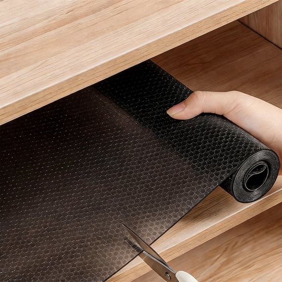 9.8 Ft Non-Stick Shelf Liner - EVA Material for Kitchen Cabinets ...