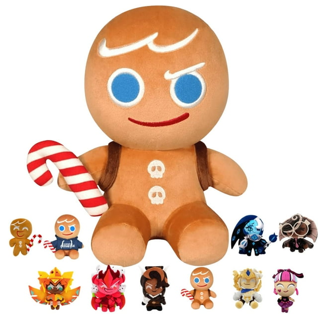 9.8 In Cookie Run Kingdom Plush Ginger Brave Official Gingerbread Plush ...