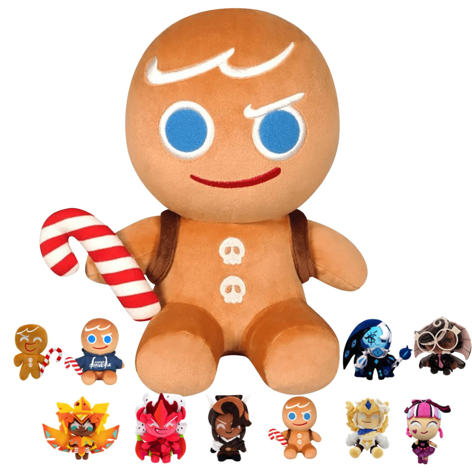 9.8 In Cookie Run Kingdom Plush Ginger Brave Official Gingerbread Plush ...