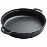9.8 Inch Cast Iron Skillet With Double Handles Griddle Baking Tray For ...