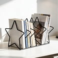 9.8 Inch Iron Star Bookstand, Five Pointed Star Decorative Shelf, Heavy ...