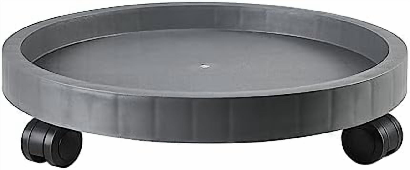 9.8 Inch Planter Caddies Rolling Saucer Caddy with Wheels, Heavy Duty ...