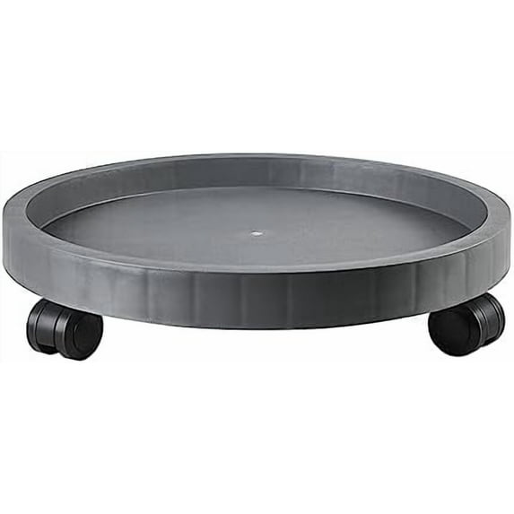 9.8 Inch Planter Caddies Rolling Saucer Caddy with Wheels, Heavy Duty ...