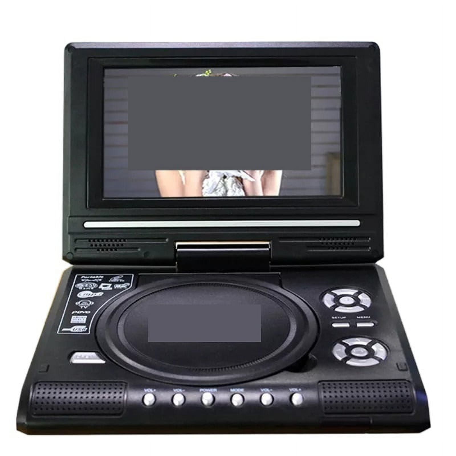 9.8 Inch Portable Home Car DVD Player VCD CD Game TV Player USB Radio ...