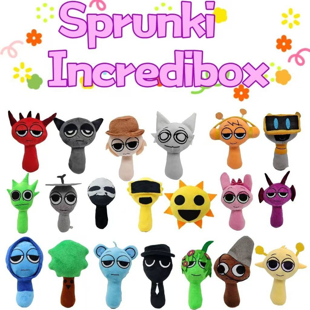 9.8 Inch Sprunki Game Plushies: Soft Dolls for Kids and Adults ...