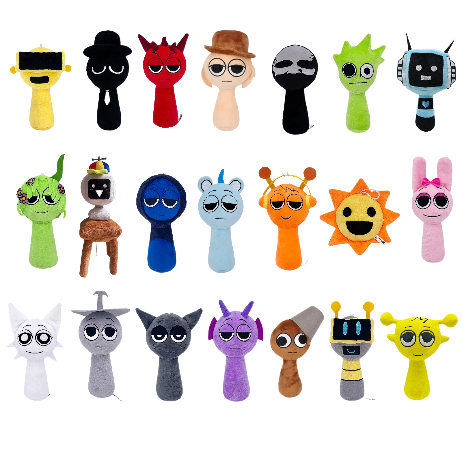 9.8 Inch Sprunki Incredibox Plush Dolls: Fun and Engaging Stuffed ...