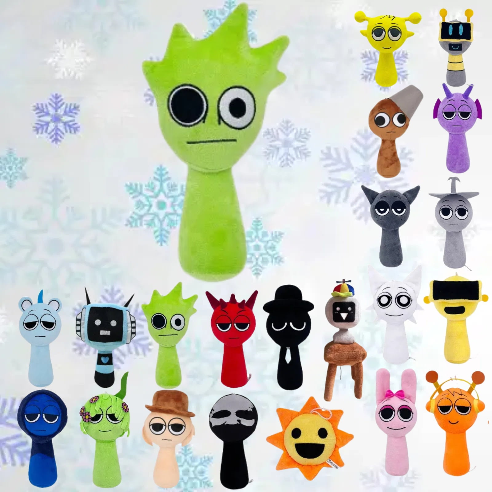 9.8 Inch Sprunki Merchandise: Collectible Plush Toys and Dolls Based on ...