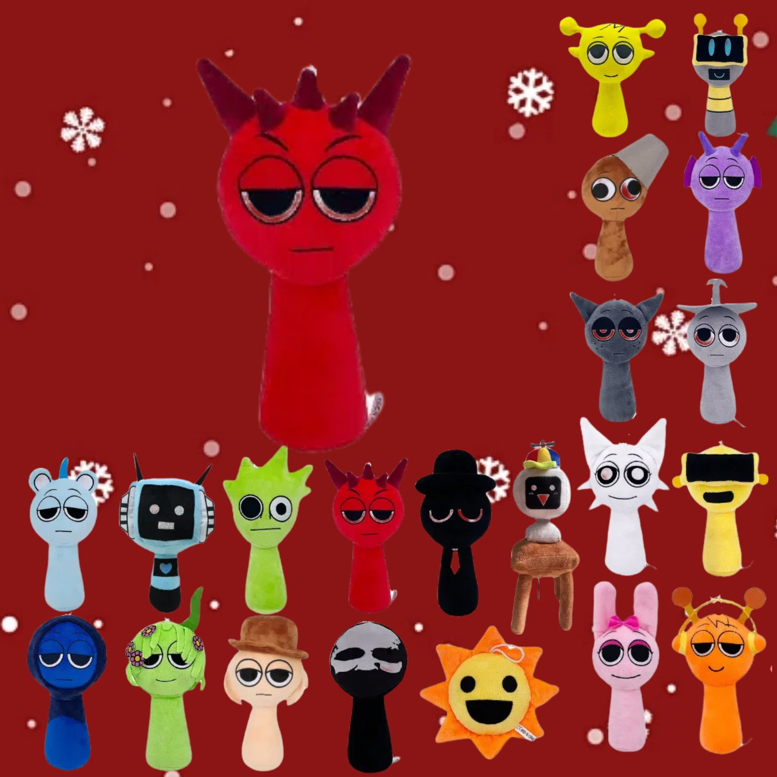 9.8 Inch Sprunki Plush Toys for All Ages, Featuring Fun and Engaging ...