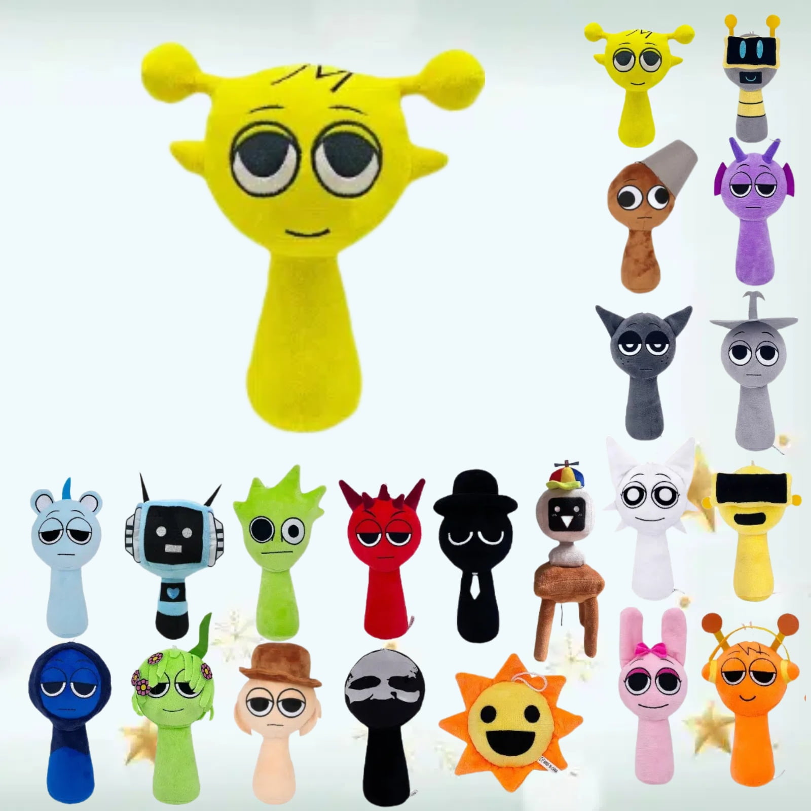 9.8 Inch Sprunki Stuffed Animals: Bring Your Favorite Game Characters ...