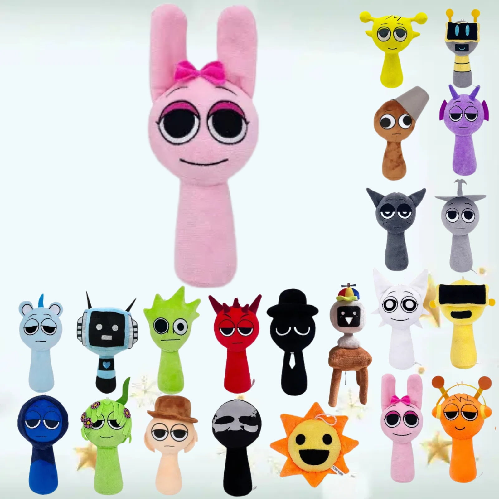 9.8 Inch Sprunki Stuffed Animals: Game-Themed Plush Toys That Bring a ...