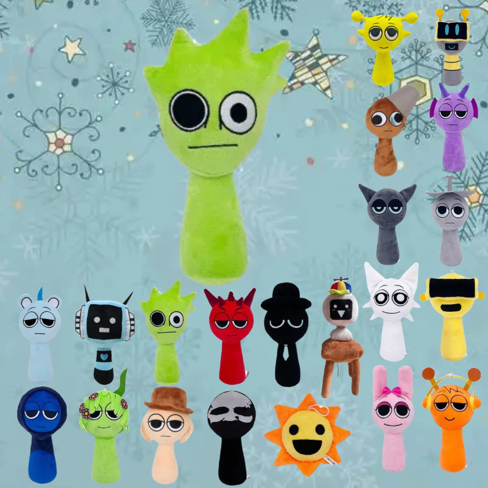 9.8 Inch Sprunki Stuffed Animals: Game-Themed Plush Toys That Bring a ...