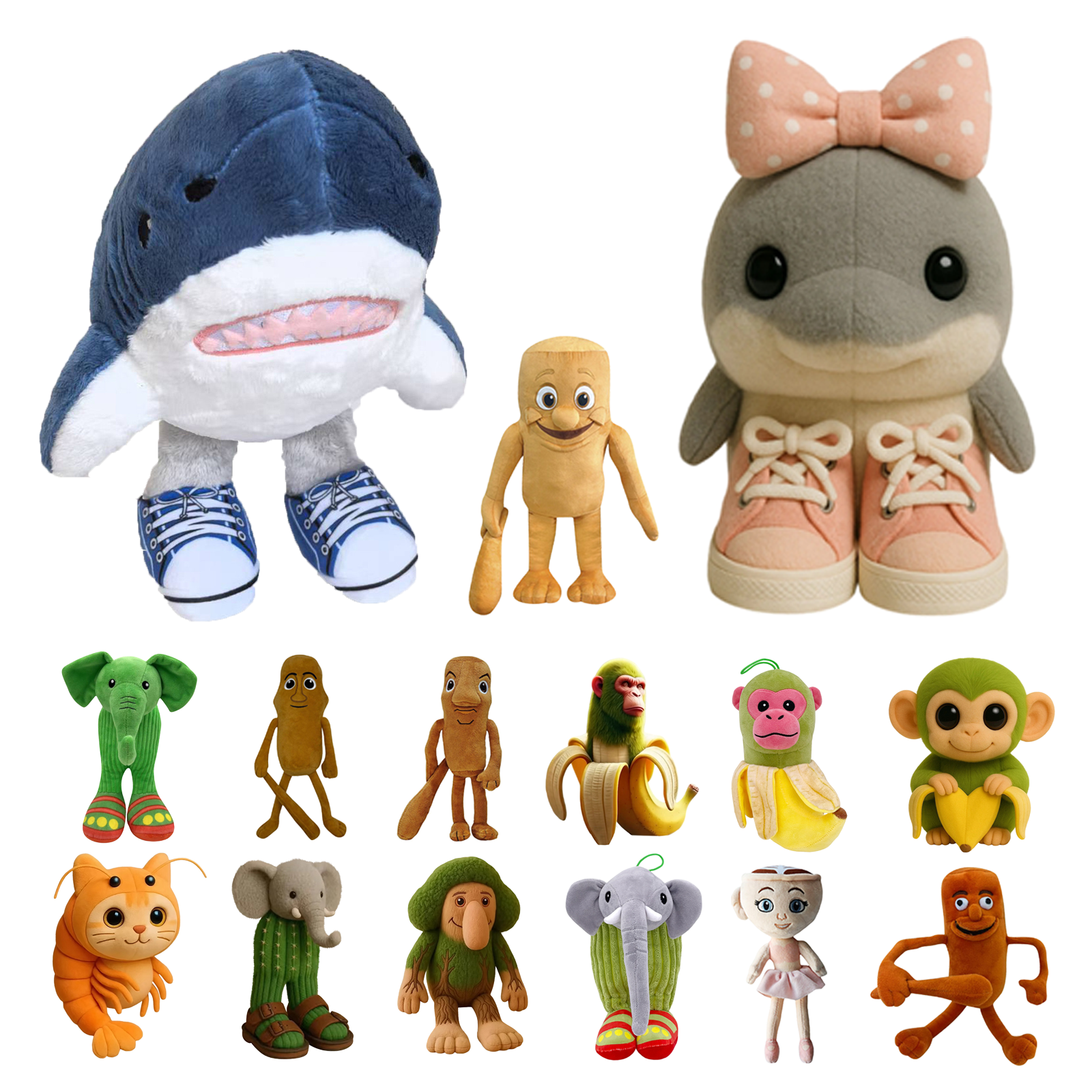 9.8" LiriLi Larlla Plushies Dolls Soft Cute Stuffed Plush Dolls Italian ...