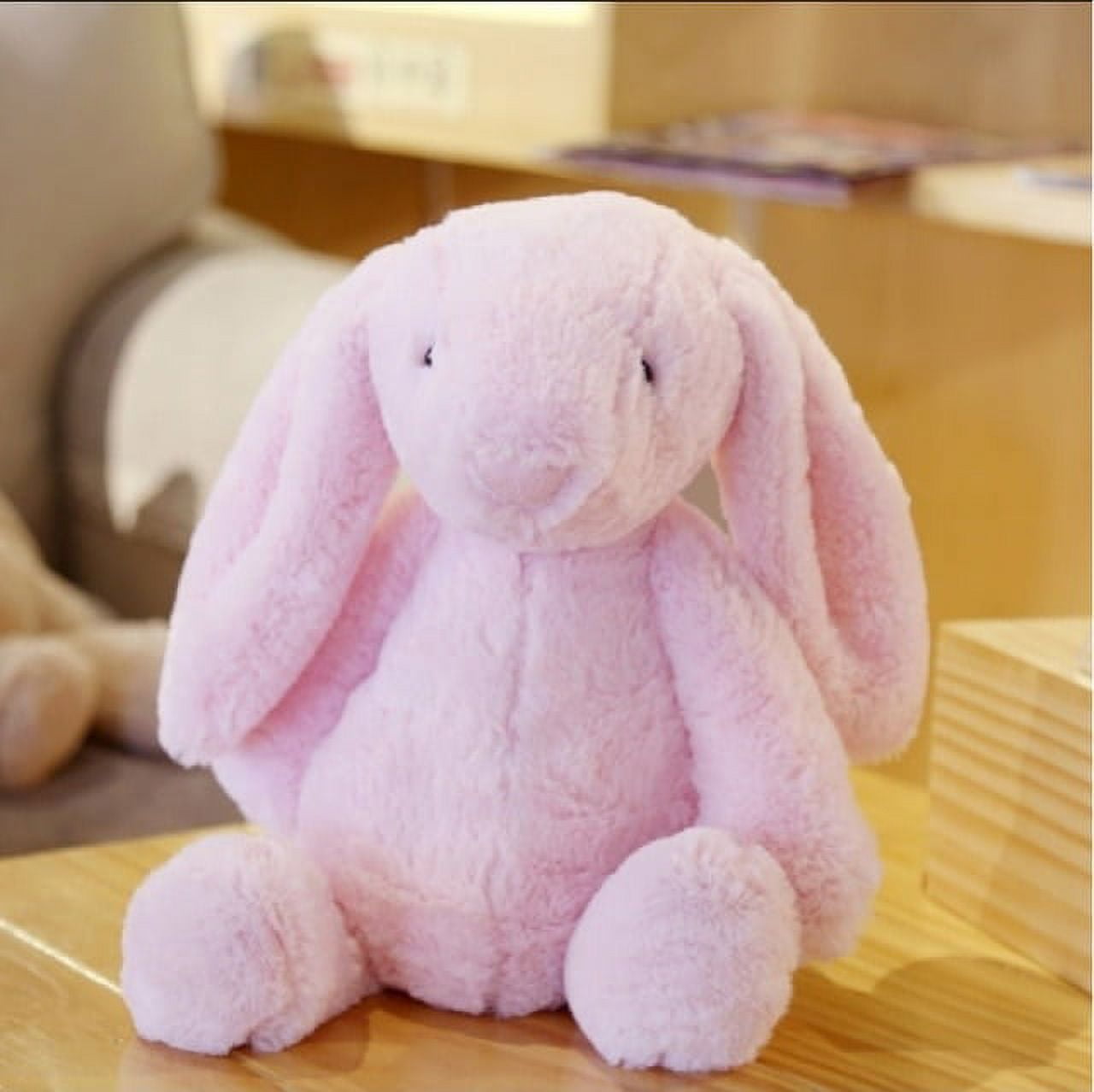 9.8" Long Ear Rabbit Plush Toys Soft Bonny Rabbit Sleeping Stuffed ...