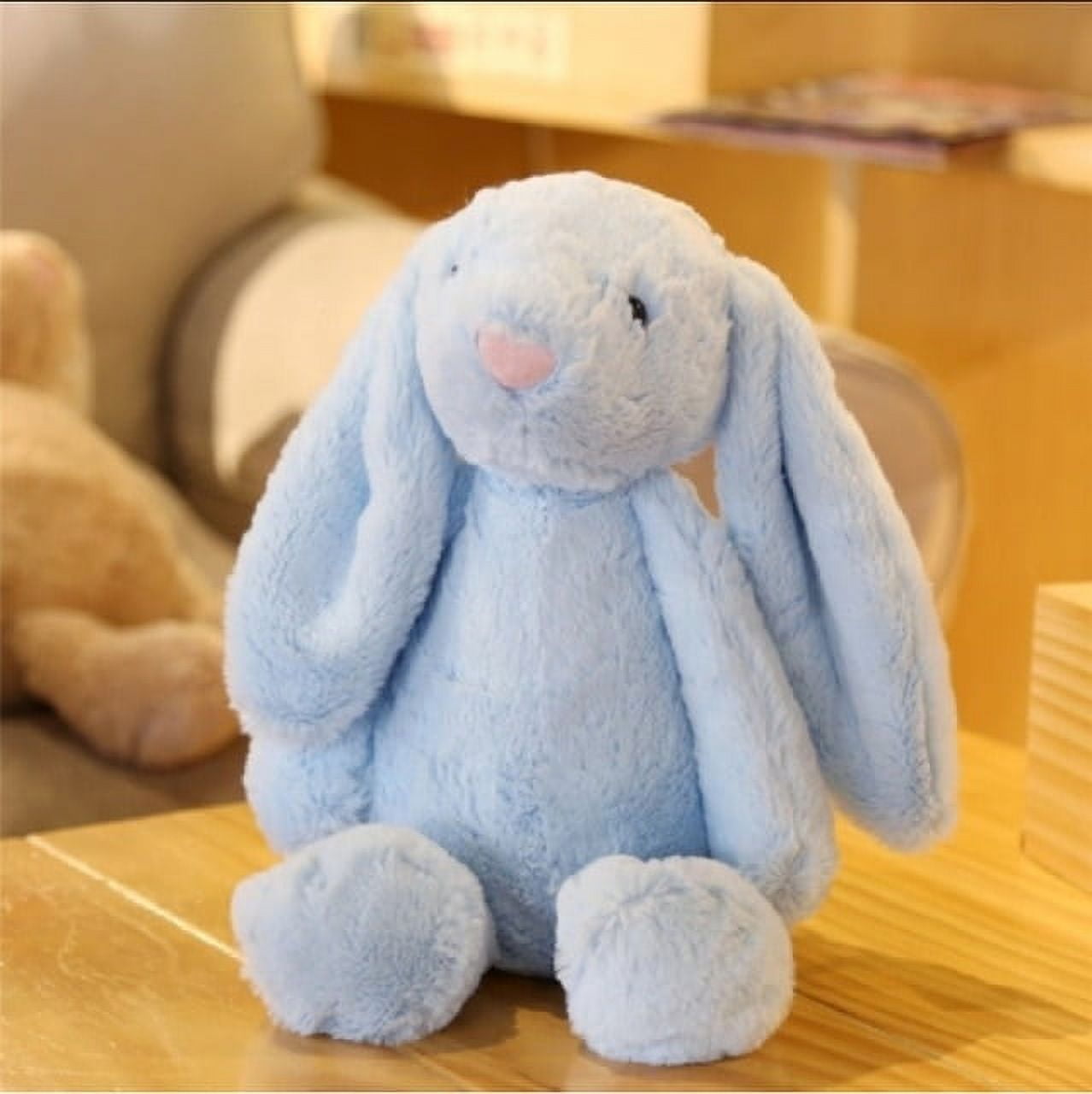 9.8" Long Ear Rabbit Plush Toys Soft Bonny Rabbit Sleeping Stuffed ...