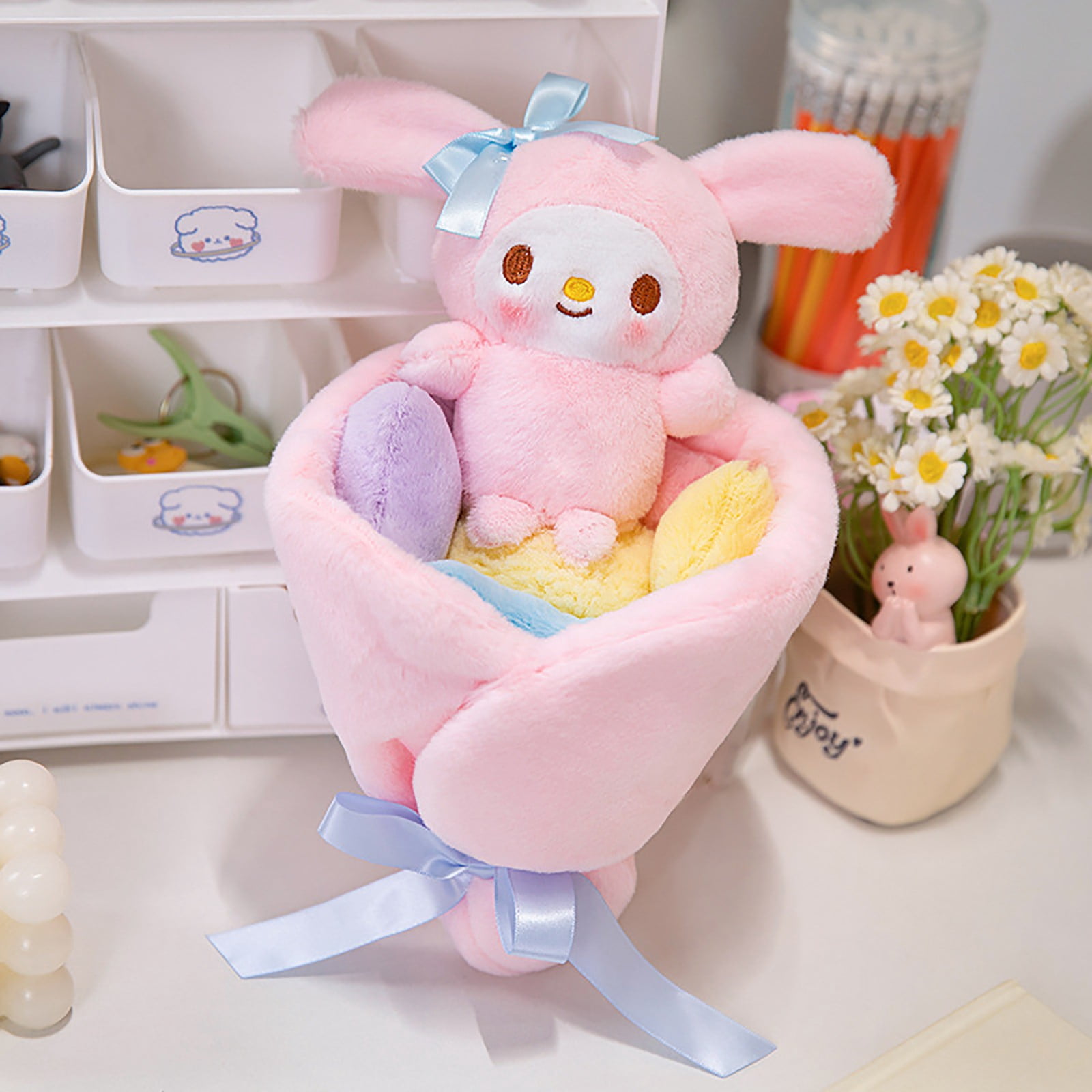9.8" Melody‌ Cartoon Cute Plushies Toy, Cartoon Cream Roll Plush Toy ...
