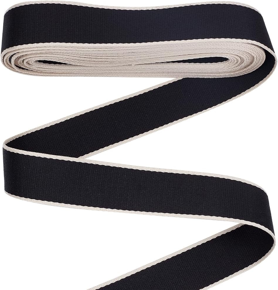 9.8 Yards Webbing Straps Nylon Webbing 1-1/2 Inch Wide Striped Ribbons ...