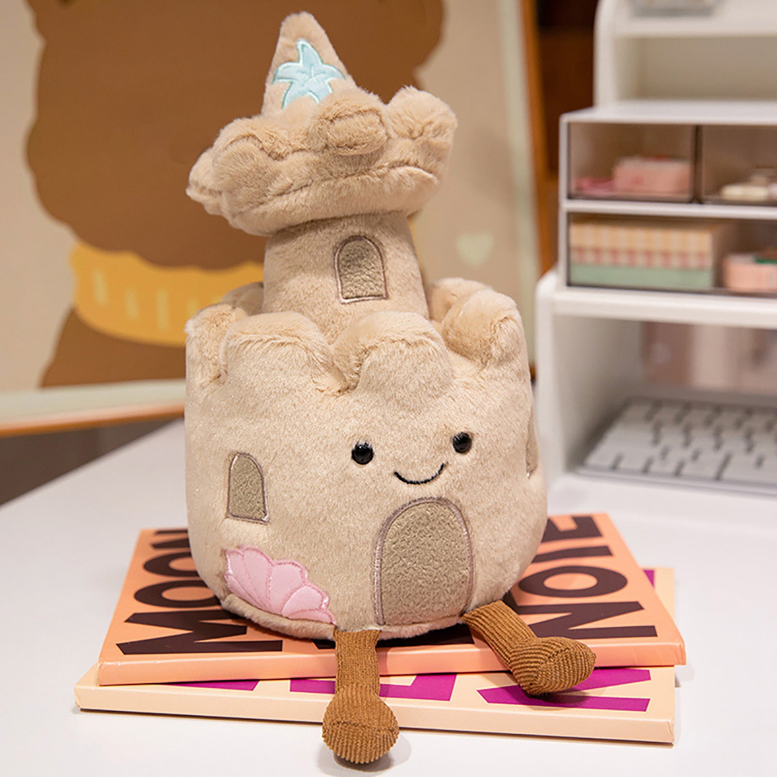 9.8 inch Jellycat Amuseables Sandcastle Plush Toy Castle Boasts ...