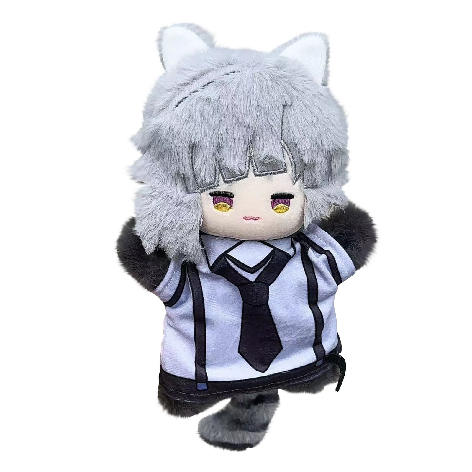9.84'' Bungo Stray Dogs Plush Hand Puppets Toys, Nakajima Atsushi ...