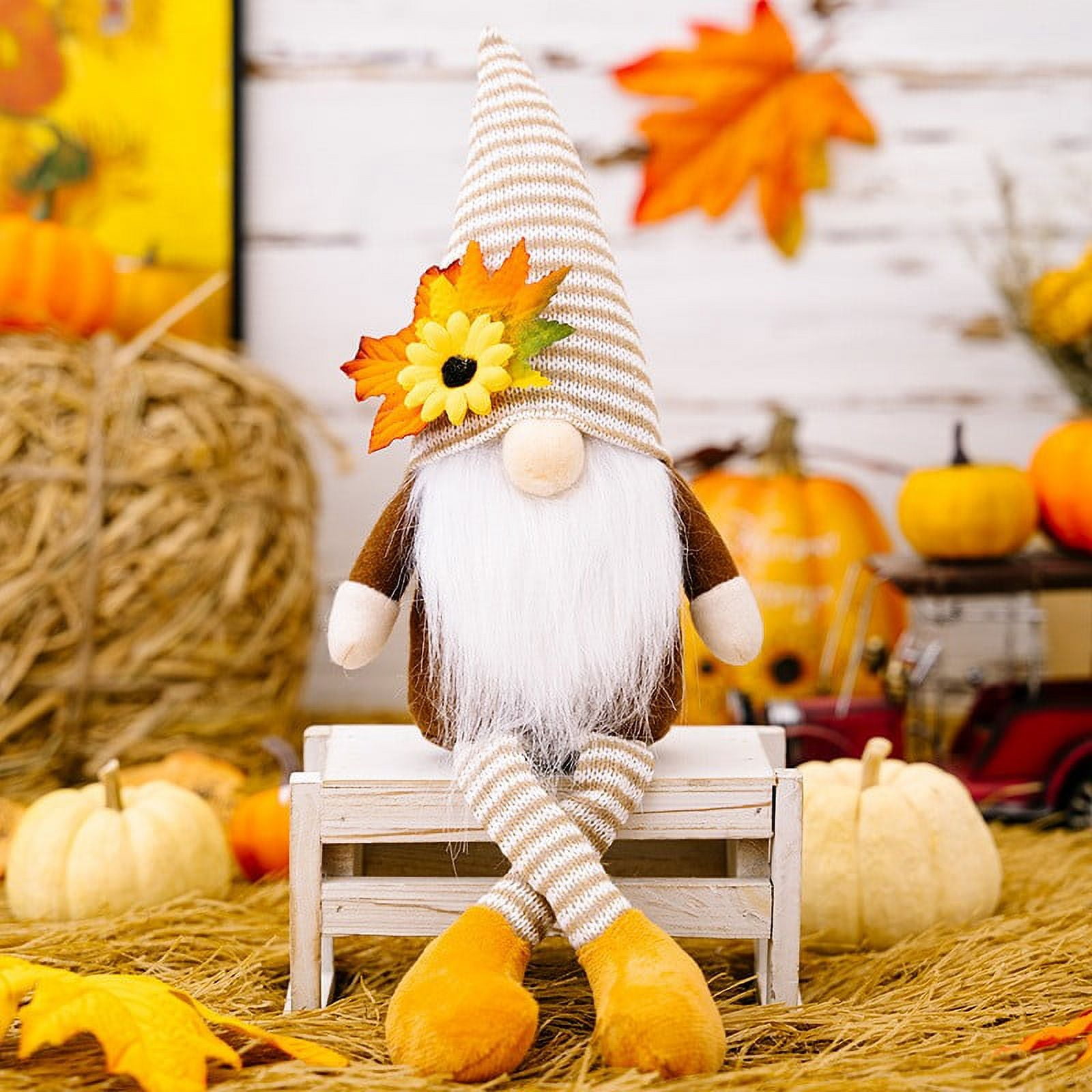 9.84'' Gnomes Fall Decorations for Home, Fall Decor Farmhouse Autumn ...
