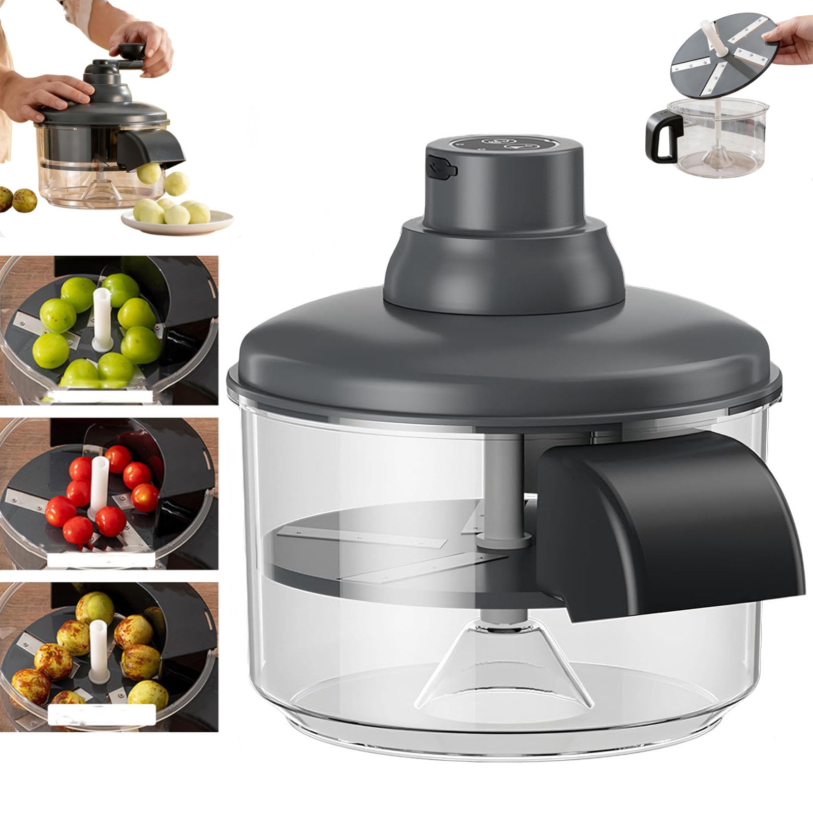 9.84‘’ Grape Peeler - Hand Crank Skin Removal Tool, Manual Crank Grape ...