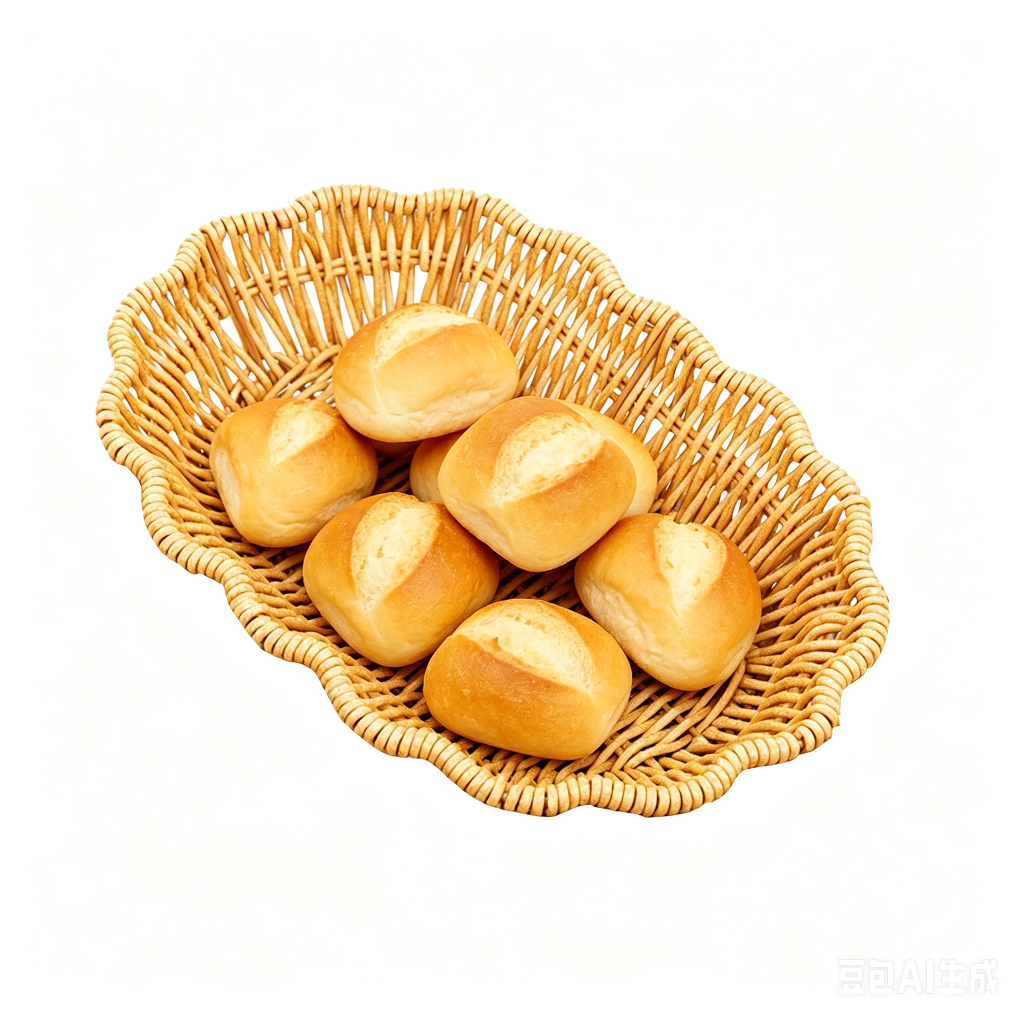 9.84 Inch Imitation Wicker Bread Baskets, TGY 1 Pack Rattan Food ...