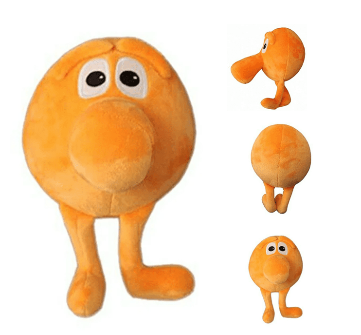 9.84 Inch Qbert Pixels Plush Toys, A Qbert Plush Toy with A Cute Design ...