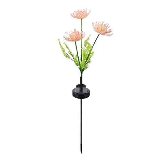 9.84 Inch Solar Fake Flower Garden Light,Small Artificial Plant Lantern ...