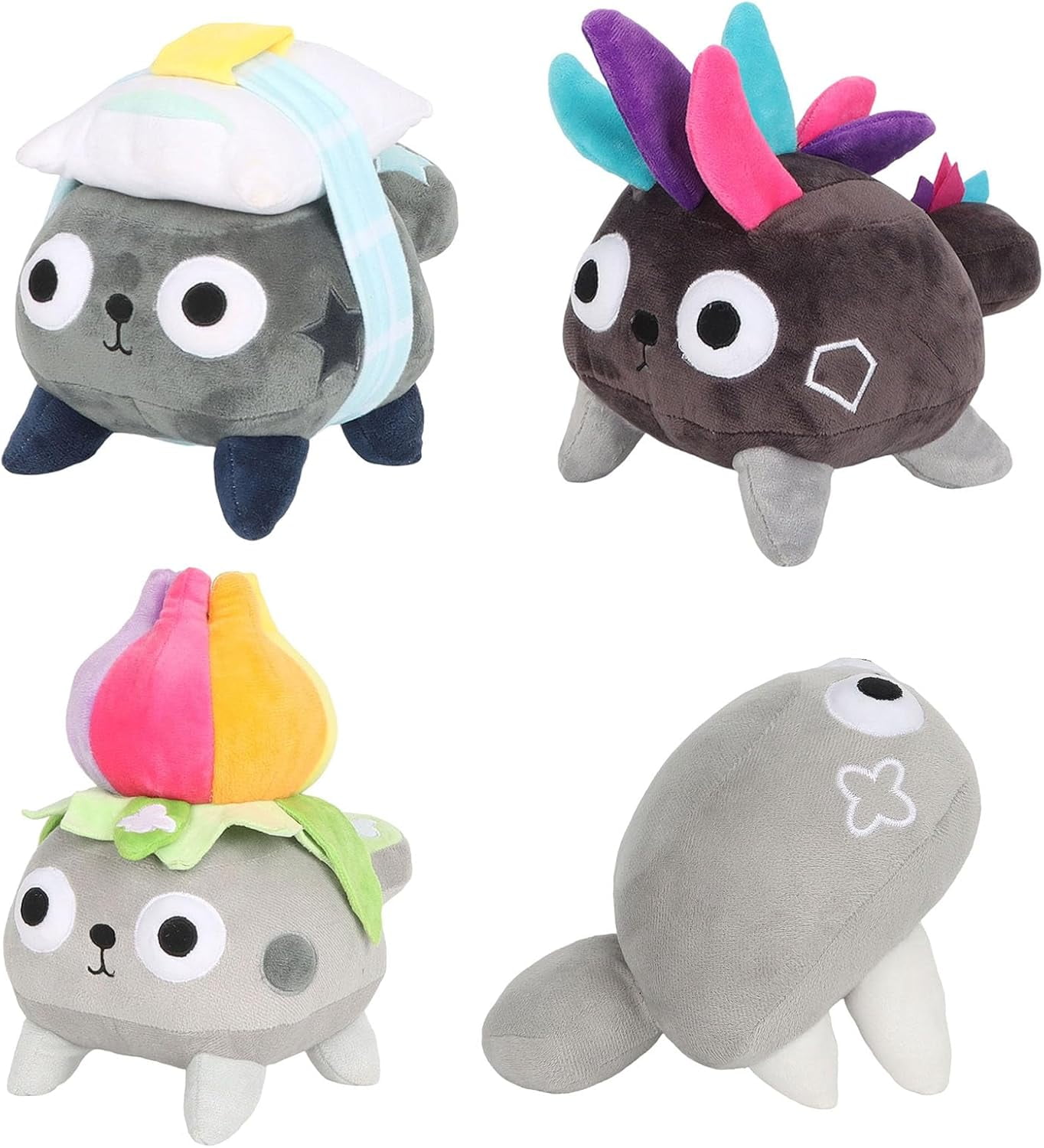 9.84 Inch Thorned Geode Pebble from Dandys World Plushies Toys, Soft ...