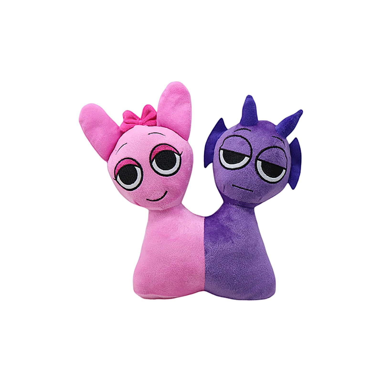 9.84" Sprunki Plush Toys – One-Piece Pinki & Durple Stuffed Animals ...