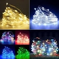 9.84FT Fairy Lights Battery Operated , Waterproof 30 LED String Lights ...