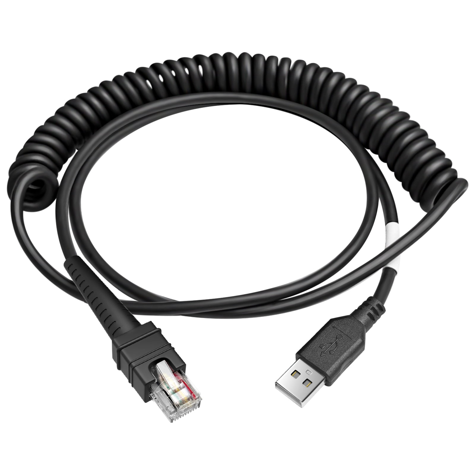 9.84ft Coiled Scanner Cable for DS3608,DS3678,LI3608,LI3678,LI3608-SR ...