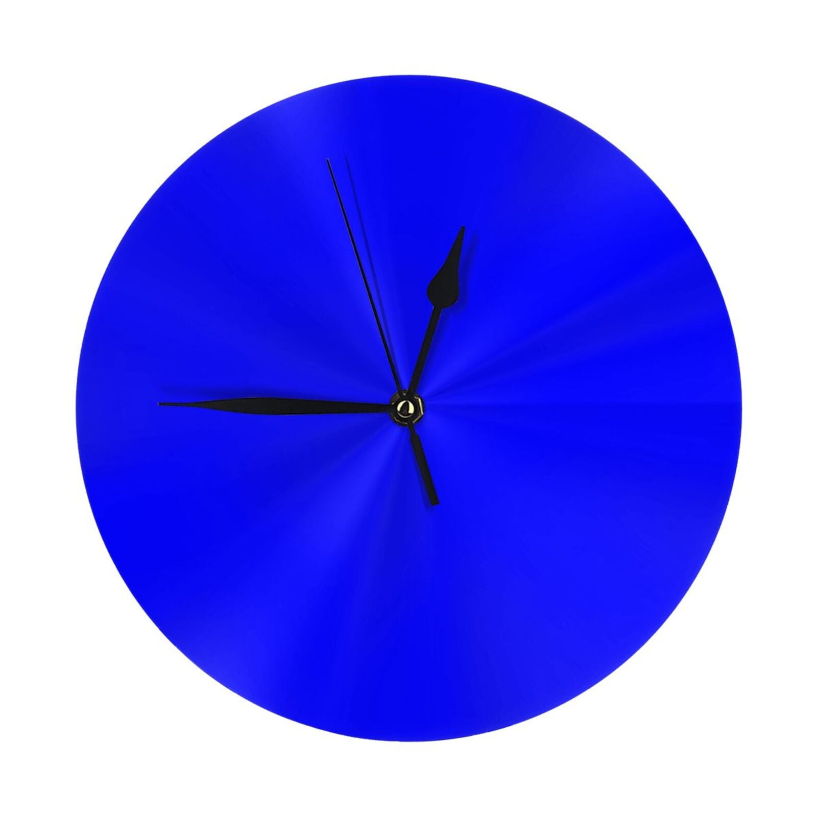 9.84in Round Wall Clock Frameless No Glass Silent Non-Ticking Pvc Board ...