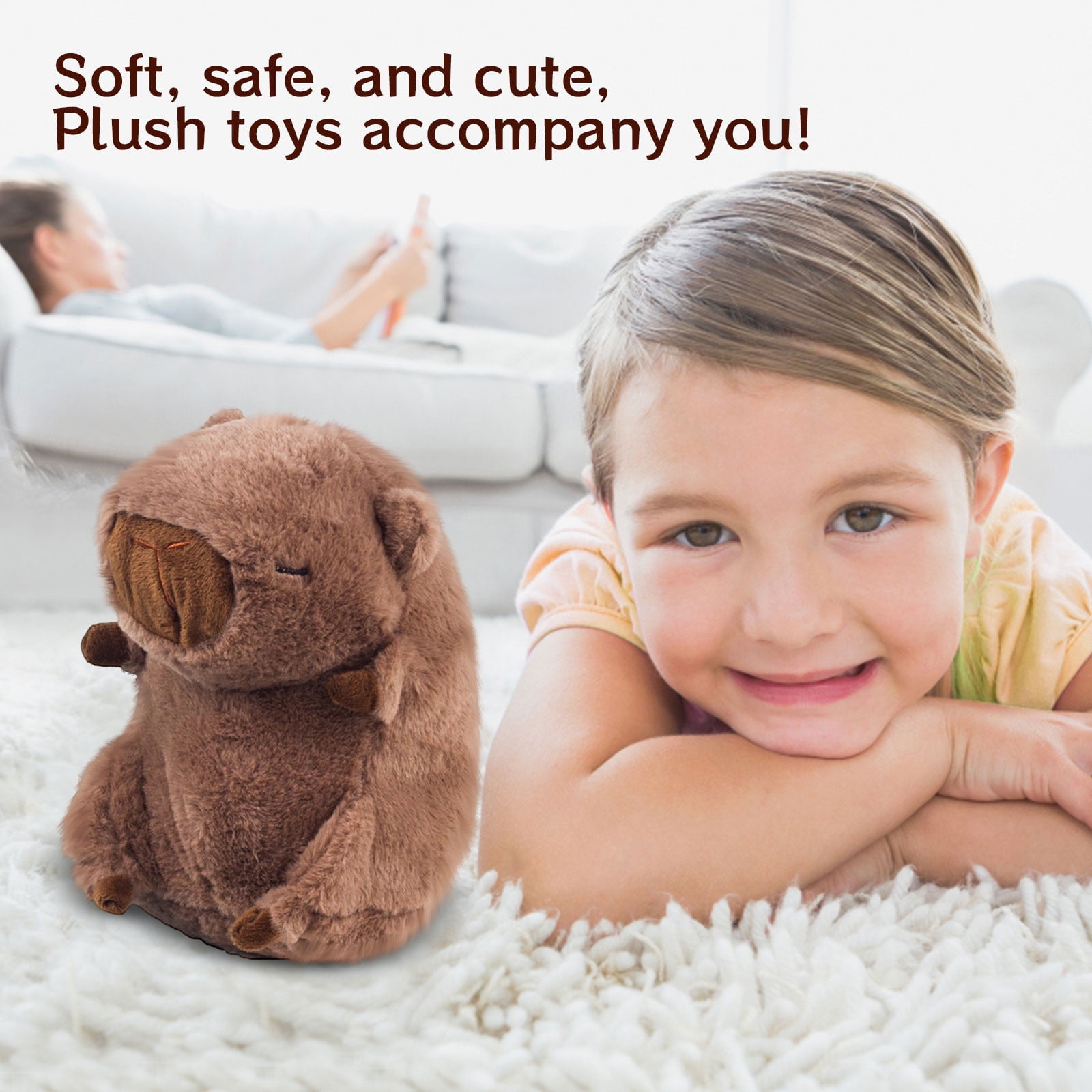 9.85" Capybara Plushies Toy, Kawaii Capybara Stuffed Animals Plush ...