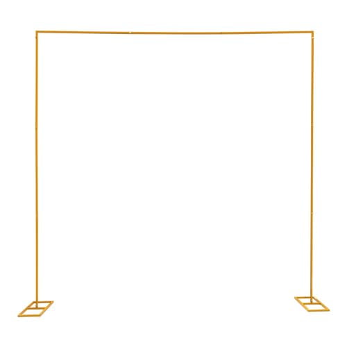 9.8FT x 9.8FT Gold Wedding Arch for Ceremony, Square Metal Arch ...