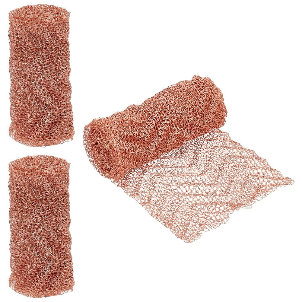 9.8Ft Pure Copper Wire Mesh Roll 3.9inch Wide W-Grain Gap Copper ...