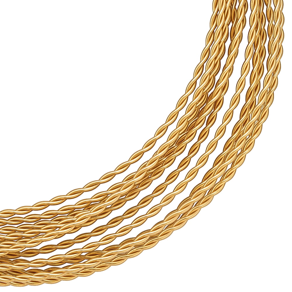 9.8Ft Round Twist Jewelry Wire 16 Gauge Resistant Brass Craft Wire DIY ...