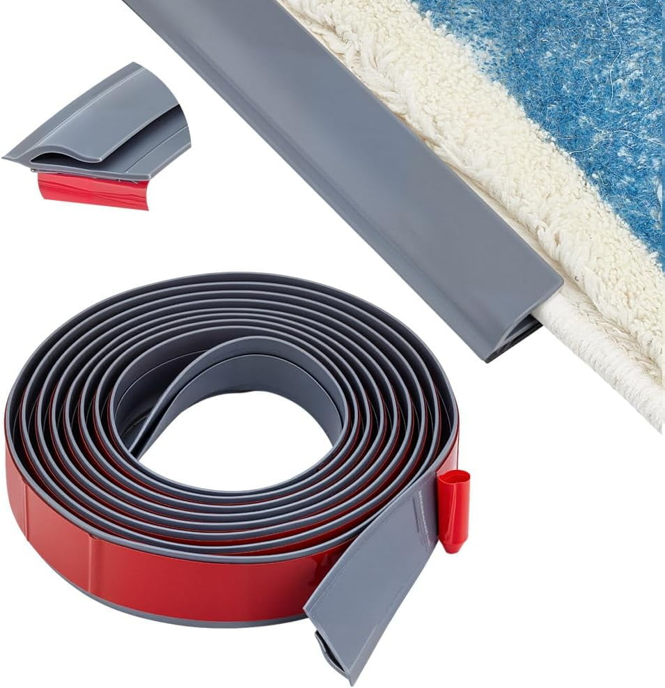 9.8Ftx1.2 Inch Floor Transition Strip Dark Grey Self Adhesive Carpet to ...