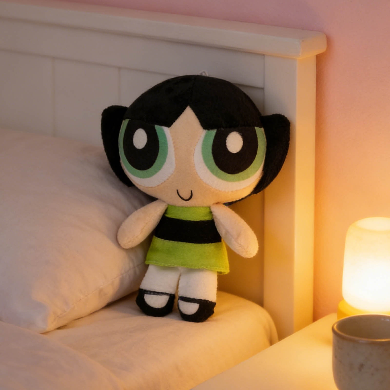 9.8In Buttercup Plush Bold Green Outfit Cartoon Character Stuffed Doll ...