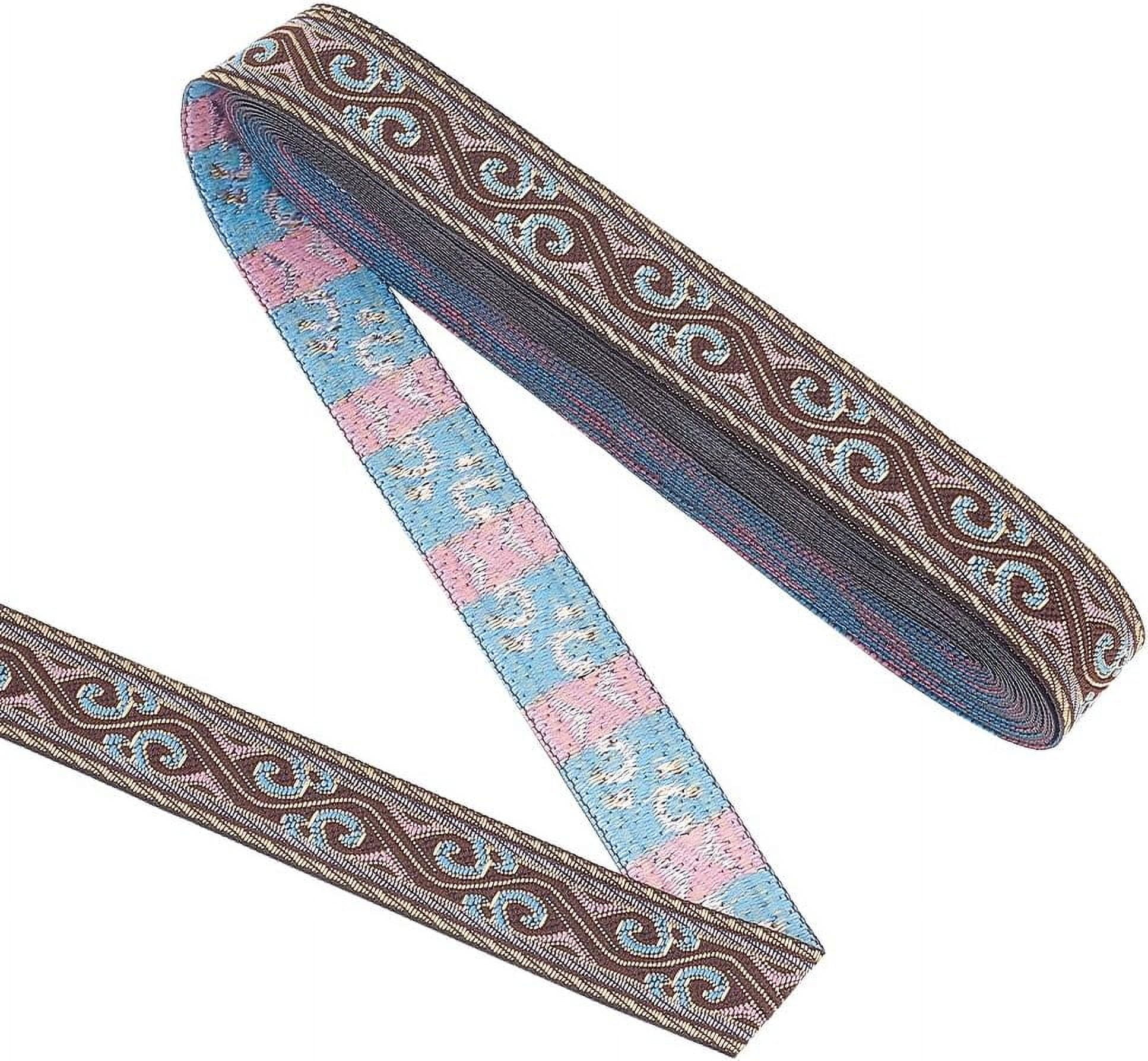 9.8Yard Vintage Embroidered Ribbon 3/4 inch Wide Coconut Brown ...