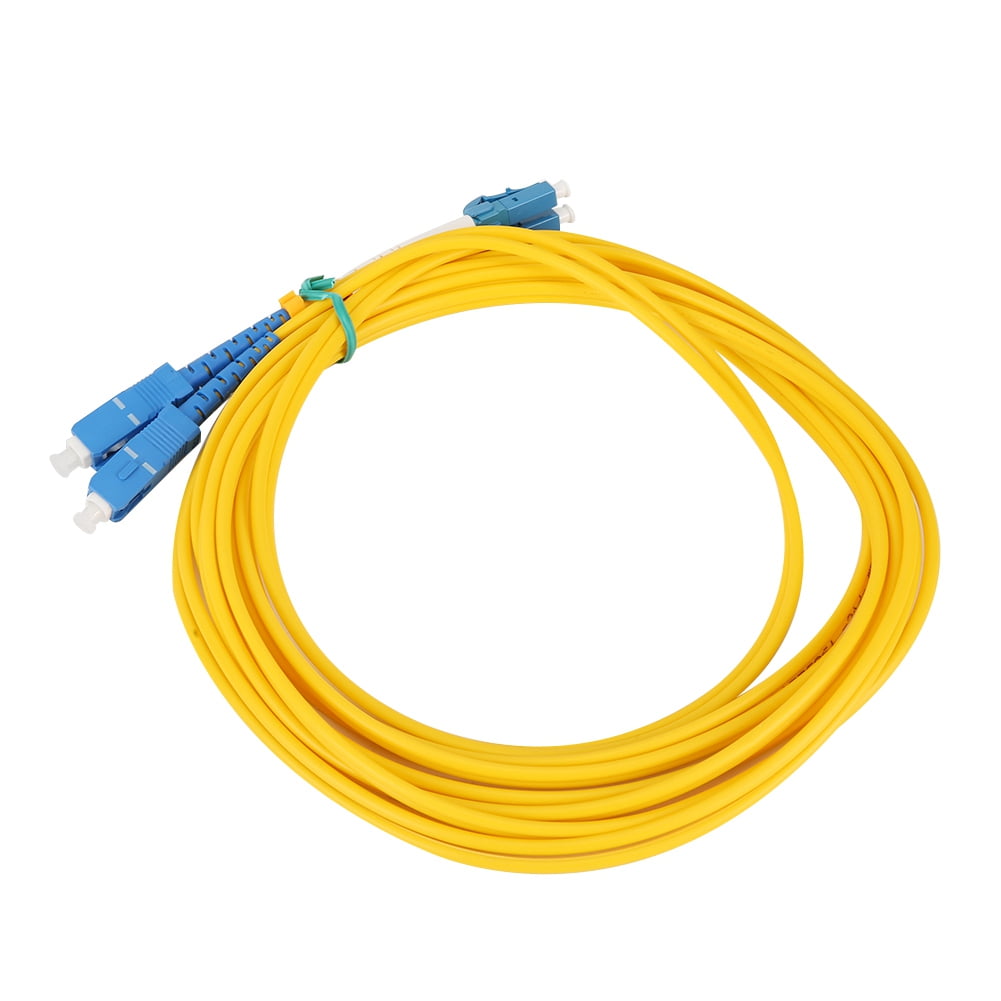 9.8ft SC-LC Fiber Optic Patch Cord PVC Singlemode Jumper Cable for ...