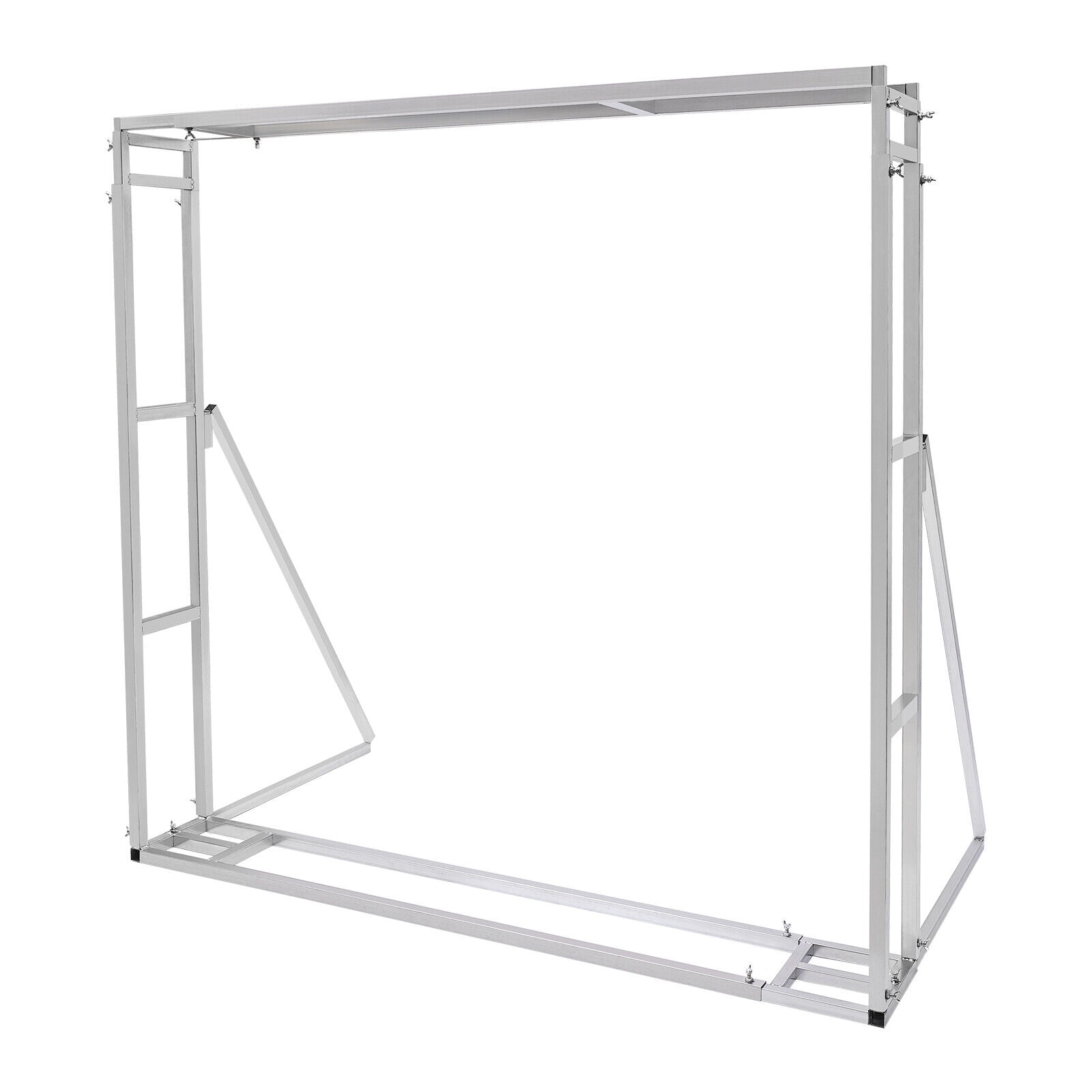 9.8ft Silver Wedding Backdrop Stand Kit, Adjustable Height Silver ...