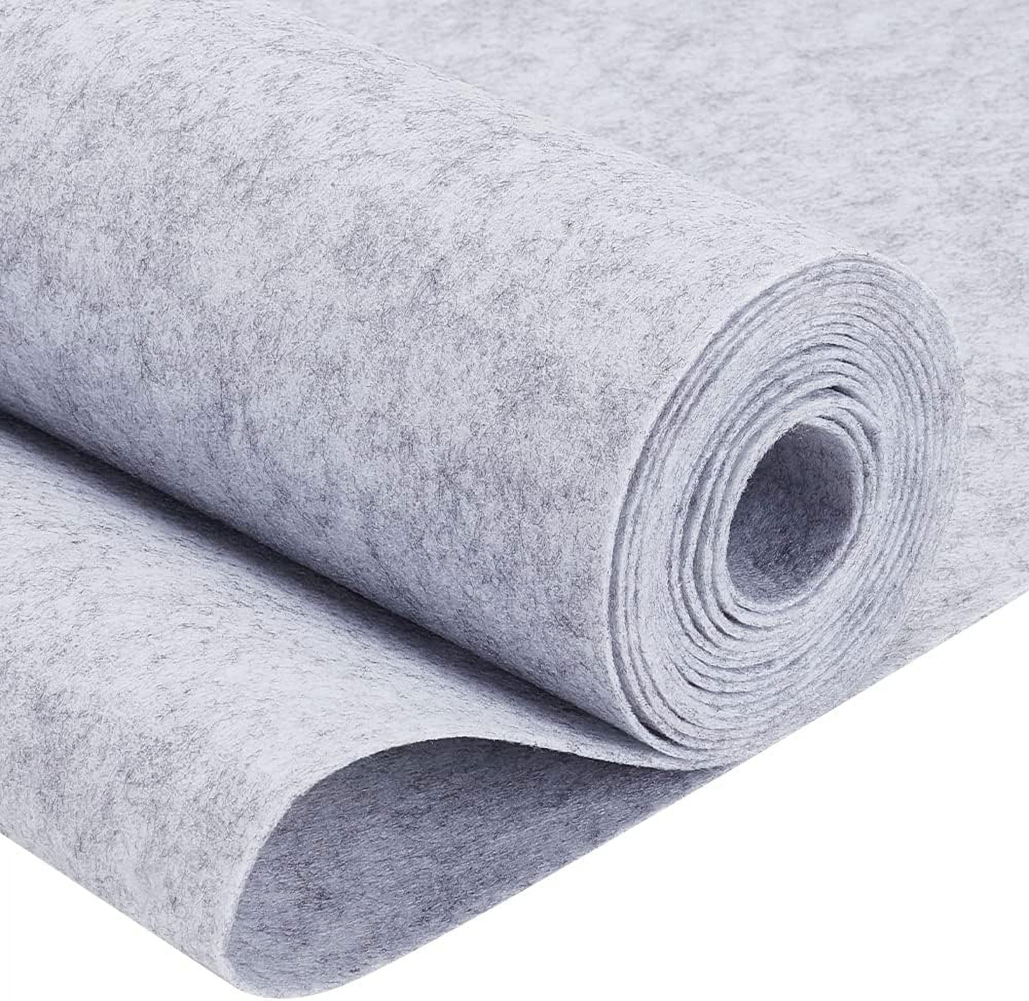9.8ft x 15.75" Light Gray Felt Fabric Jewelry Box Lining Craft Felt ...