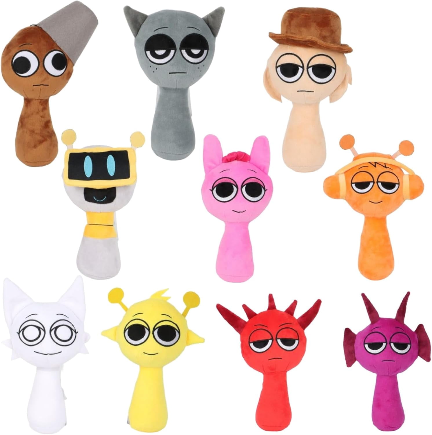 9.8in,Sprunki Stuffed Toy,Sprunki Plush Stuffed Animals Toy, Sprunki ...