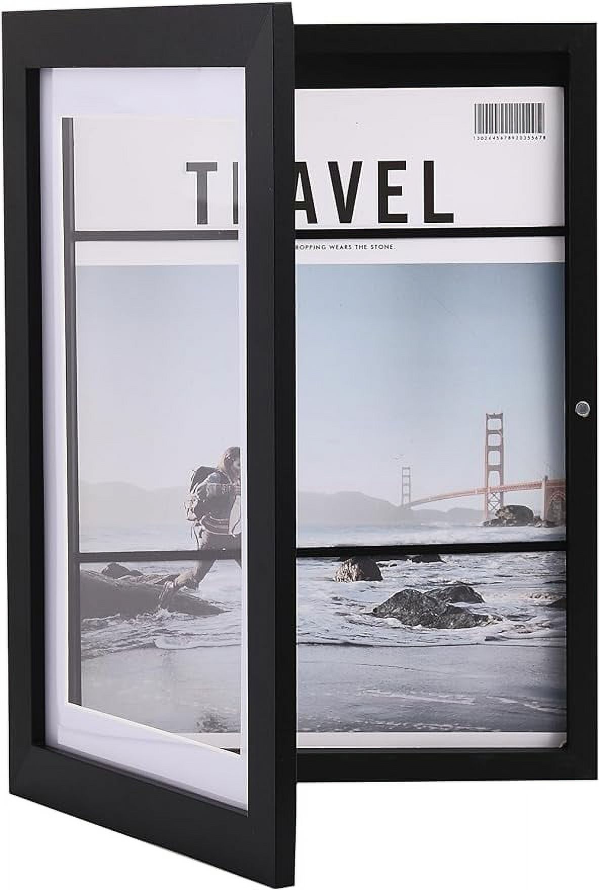 9.8x13Inch Rectangle Flip Cover Wooden Oil Painting Storage Art Frames ...