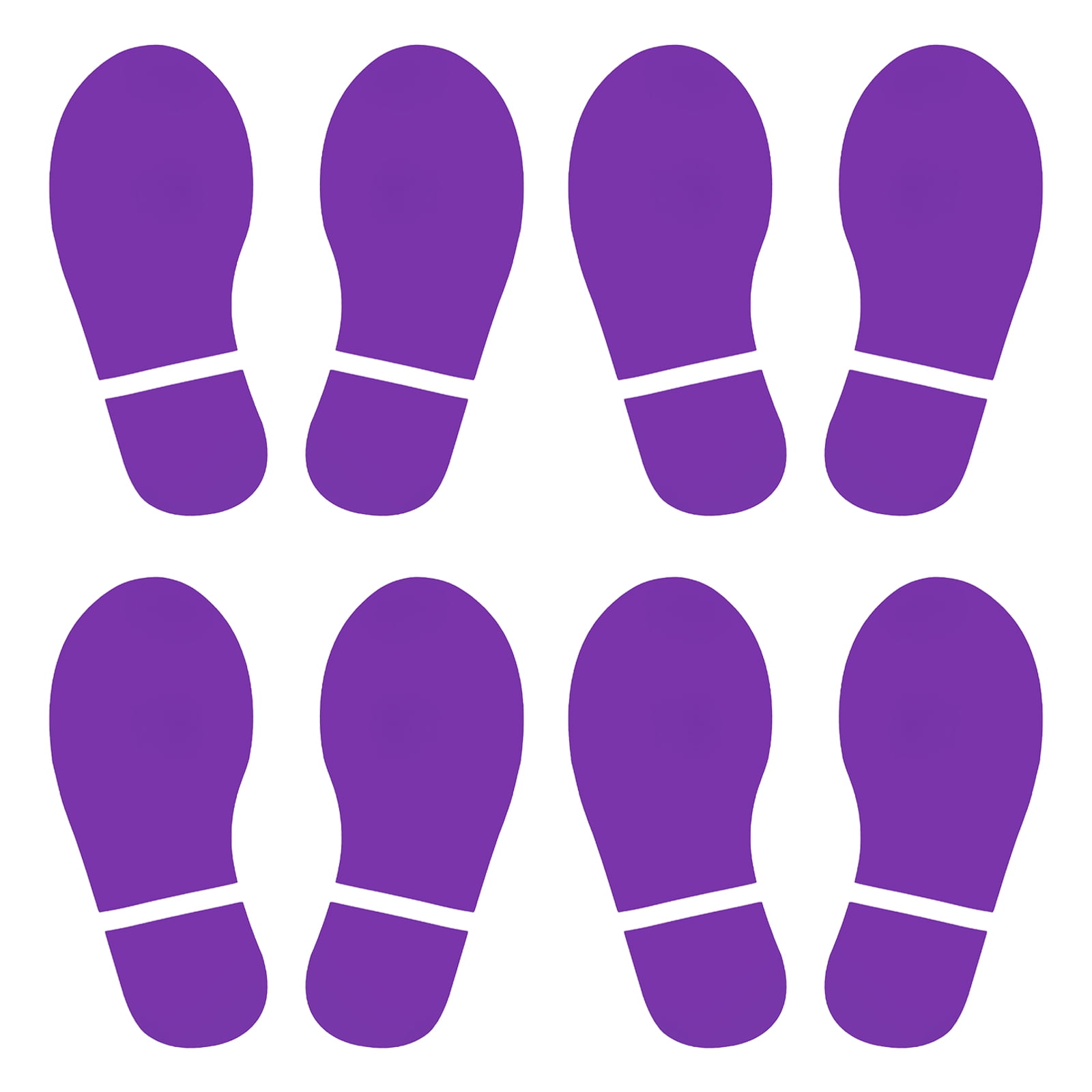 9.8x3.7" Footprints Floor Stickers Footprint Wall Stair Decal Sticker ...