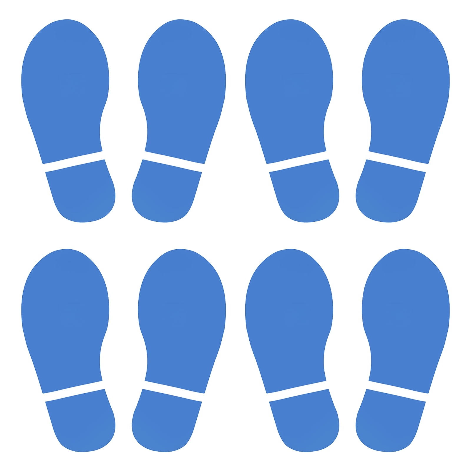 9.8x3.7" Footprints Floor Stickers Footprint Wall Stair Decal Sticker ...