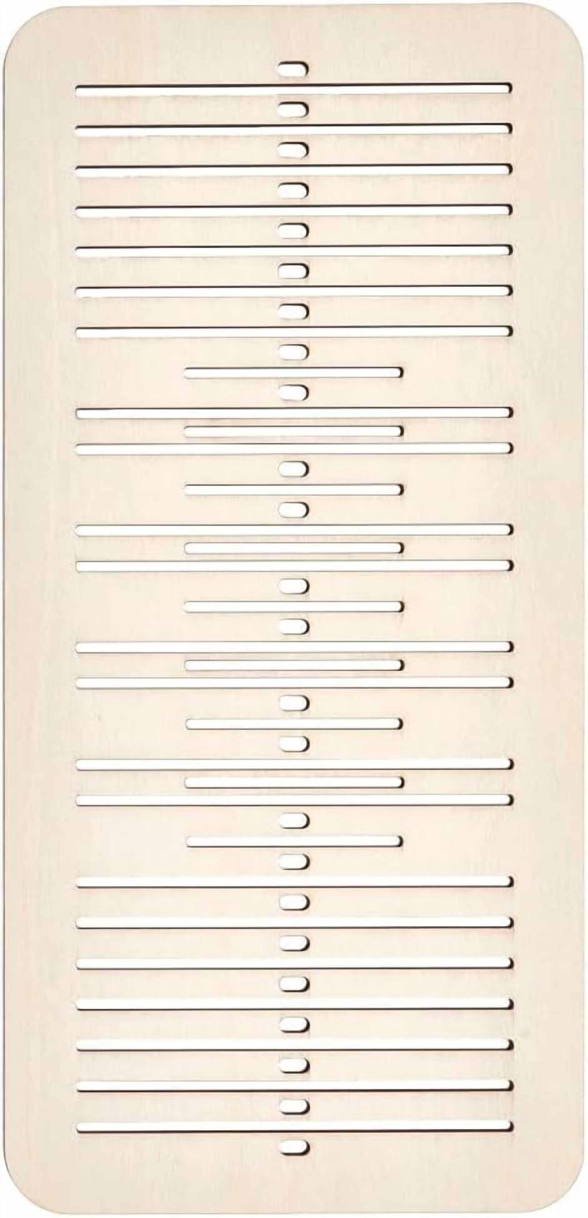 9.8x4.7Inch Wooden Belt Weaving Shuttle Tool 9 Double Slot Rectangle ...