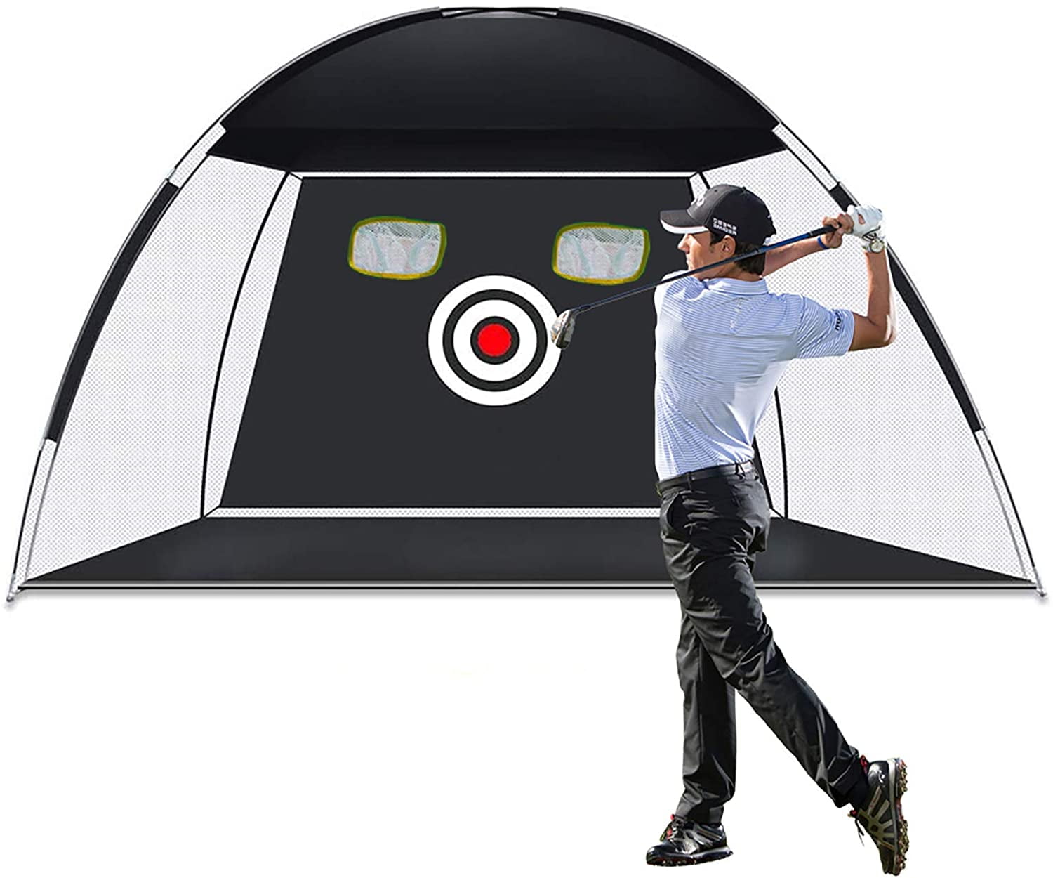 9.8x5.9 Ft Foldable Golf Training Net Golf Practice Hit Net Training ...